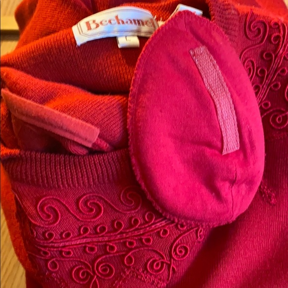 Bechamel | Sweaters | Vintage Bchamel Red Sweater With Beautiful ...